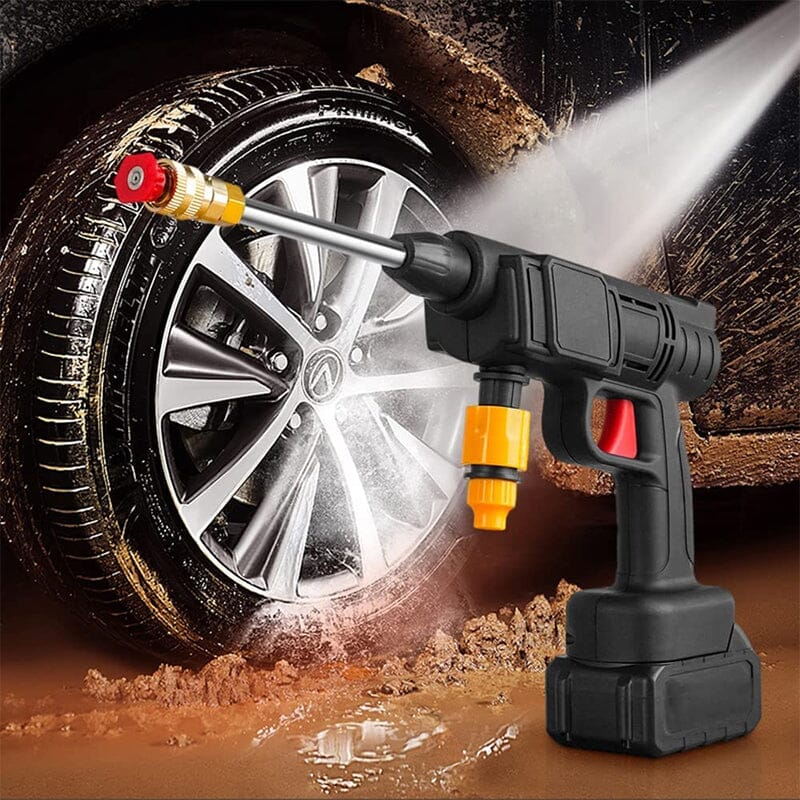 Portable Jet Washer: Cordless High-Pressure Spray Water Gun Set with T ...