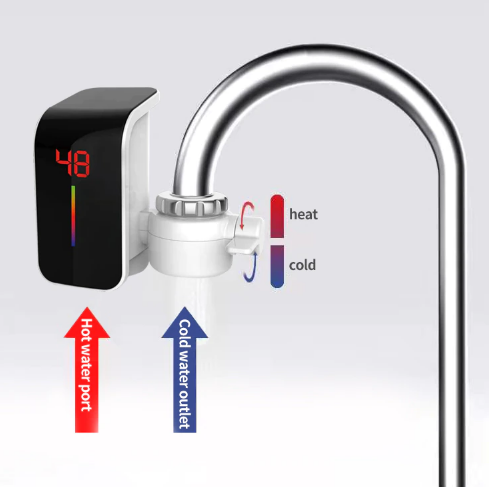 Electric Instant Hot Boiling Water Taps For Kitchen Cold Heating Fauce ...
